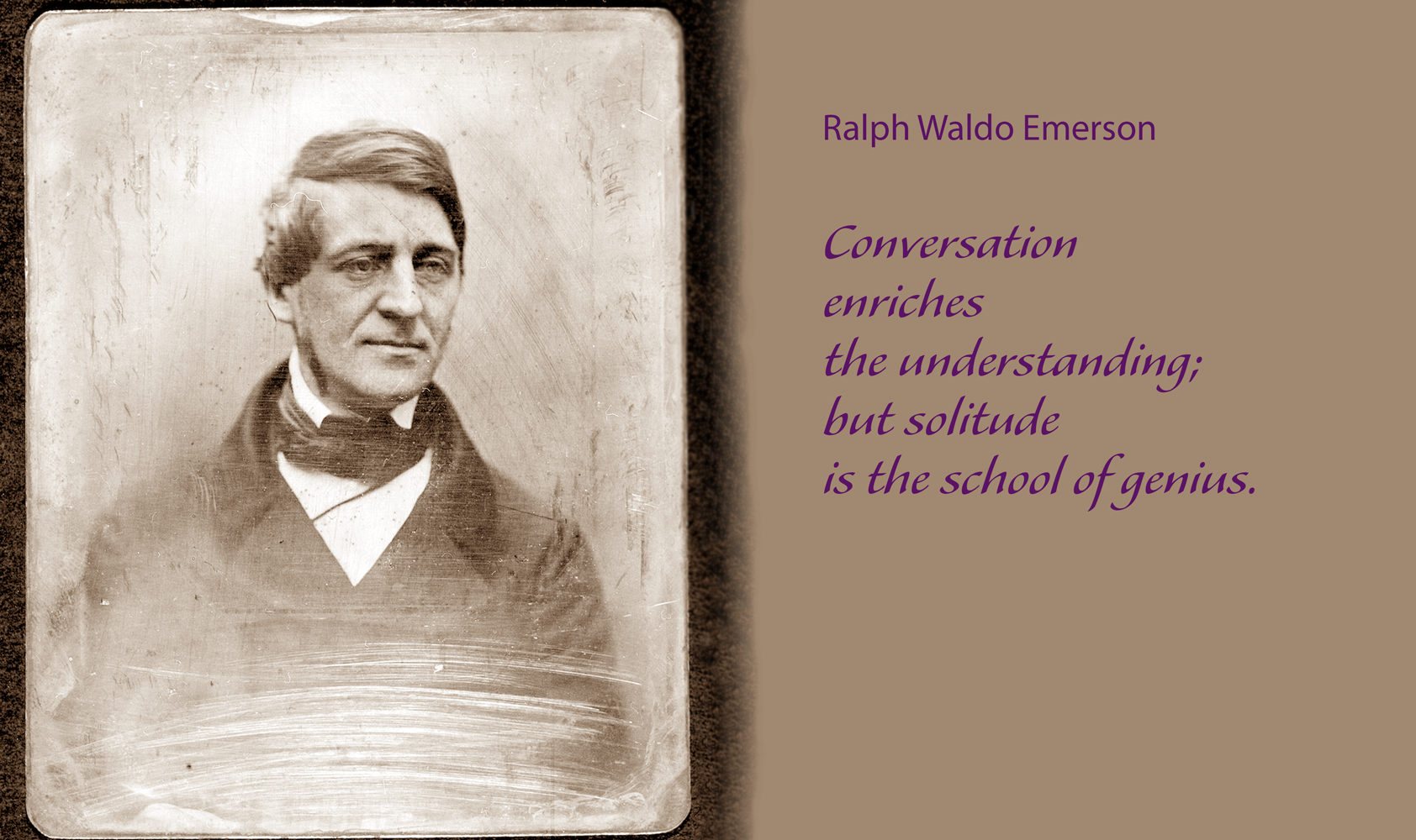 School of Genius ~ Ralph Waldo Emerson – Meditation Out Wild